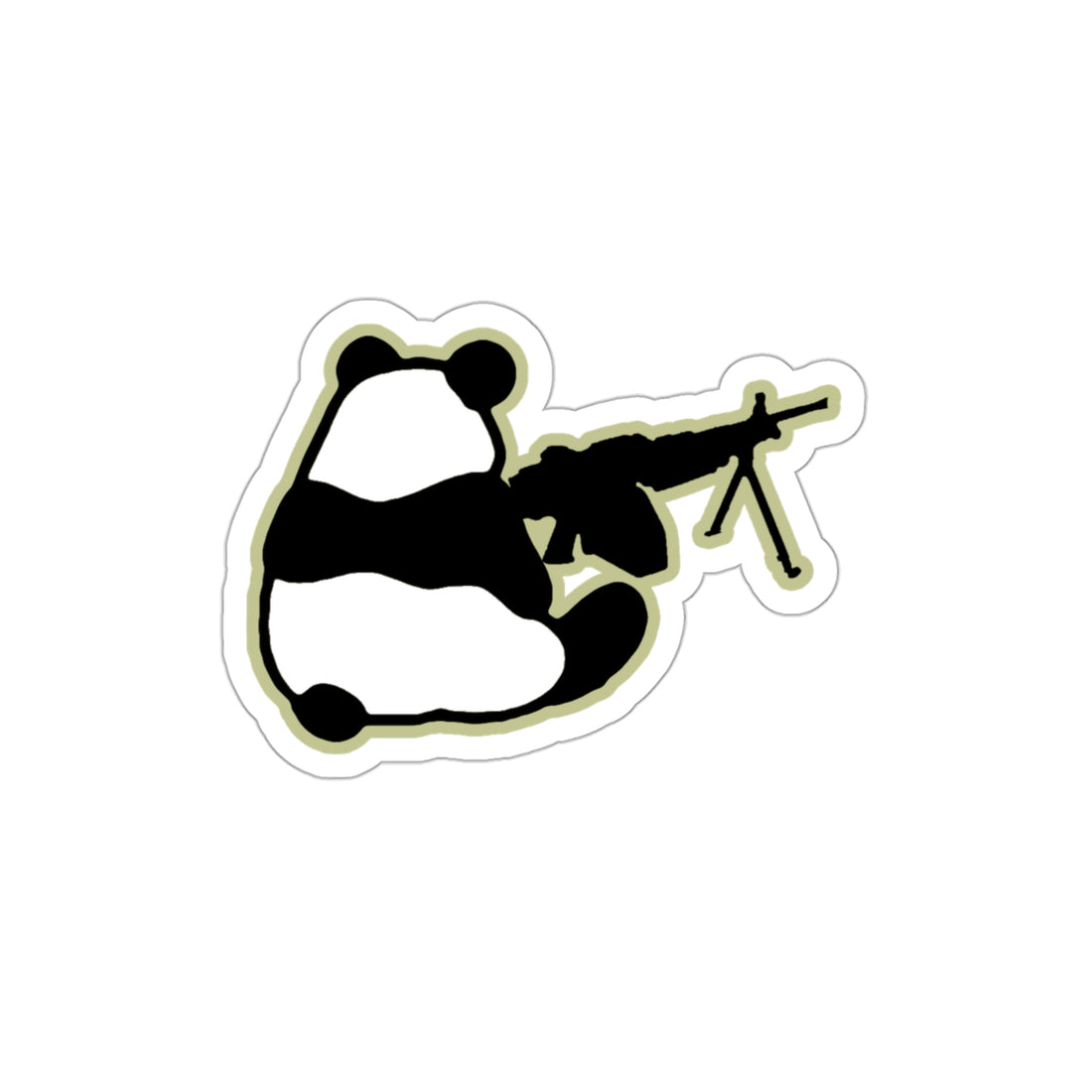Sad Panda Logo Sticker – Sad Panda Div.